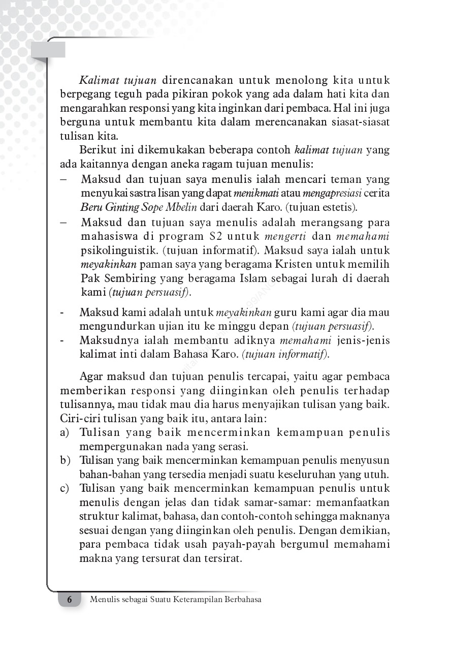 Buku Keterampilan Menulis Tarigan pdf - Sebariskata.com Buku Keterampilan Menulis Tarigan pdf - Sebariskata.com
